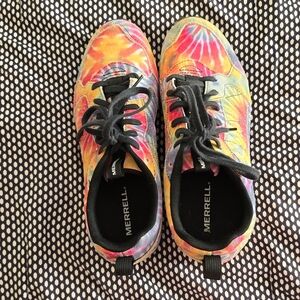 Merrell | Shoes | Merrell Alpine Rainbow Tiedye Suede Sneaker Men Size ...